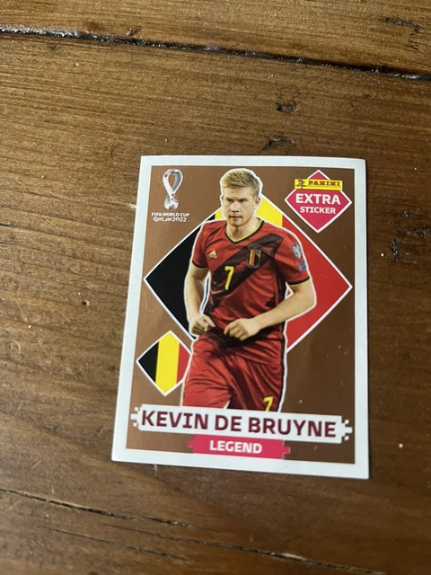 KEVIN DE BRUYNE - Panini Qatar 2022 FIFA World Cup Extra Sticker Legend ...