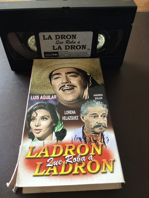 LADRON QUE ROBA A Ladron, VHS, Luis Aguilar, Andres Soler, Pelicula ...