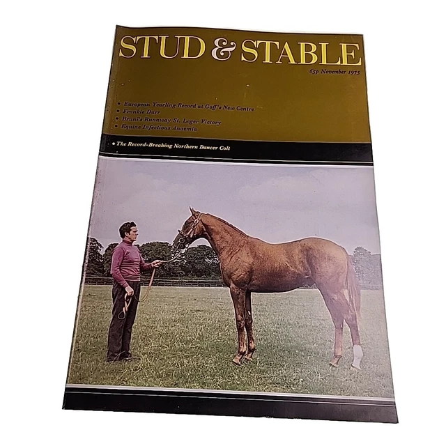 STUD & STABLE Magazine V14 N11 November 1975 Horse Horseracing Mag Book ...