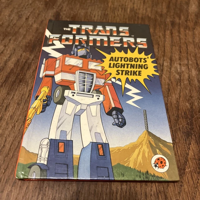 TRANSFORMERS AUTOBOTS LIGHTNING Strike Ladybird Book Series 853 1985 ...