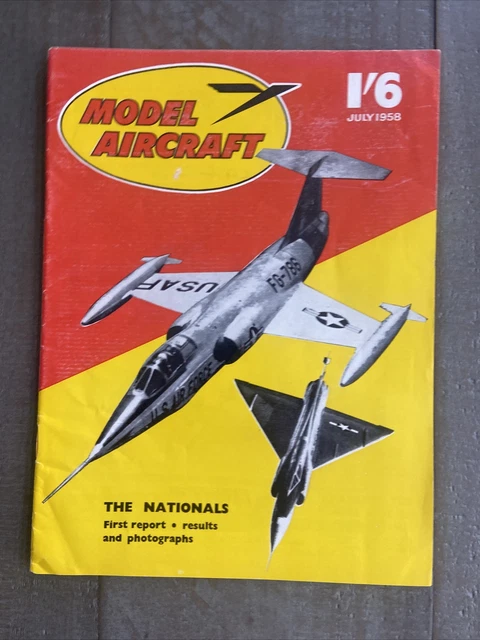 VTG MODEL AIRCRAFT Magazine Airplane Models July 1958 The Nationals £13 ...
