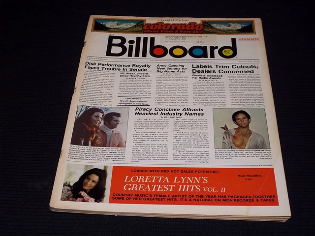 1974 JULY 27 Billboard Magazine - Nice Music Issue Top 100 Charts - H ...