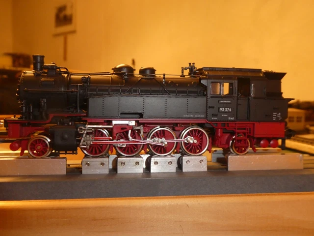 MODELLEISENBAHN H0 ROCO Gleichstrom analog Dampflok BR 93 EUR 70,50 ...