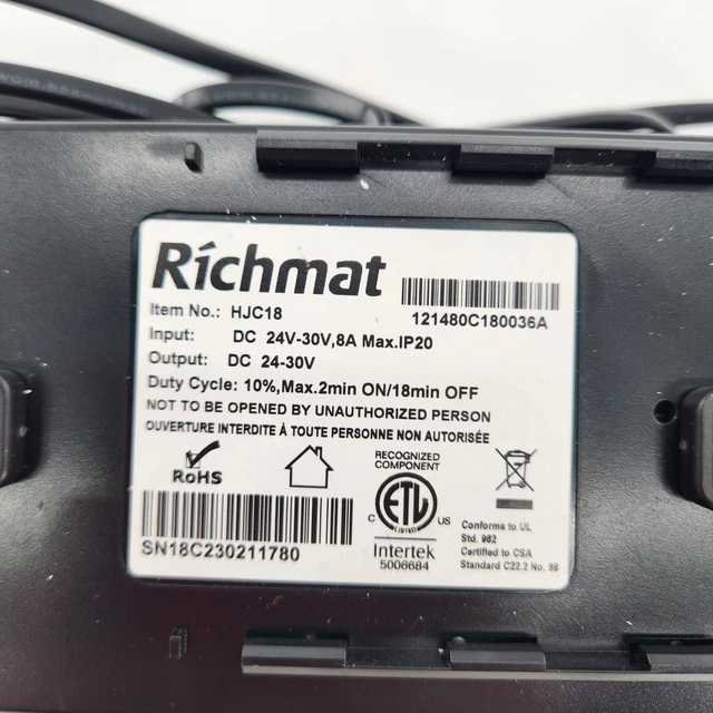 RICHMAT HJC18 PN:200 0007 Adjustable Bed CONTROL BOX BRAIN: Leggett ...