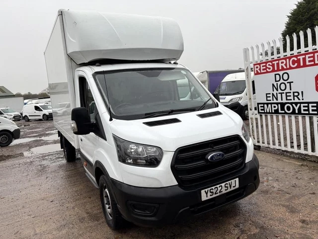 2022 FORD TRANSIT 350 LWB 3.0 tdci Luton box van Euro 6 No Vat absolute ...