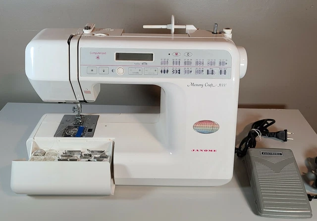 MACHINE À COUDRE informatisée Janome Memory Craft 3000 EUR 435,42 ...
