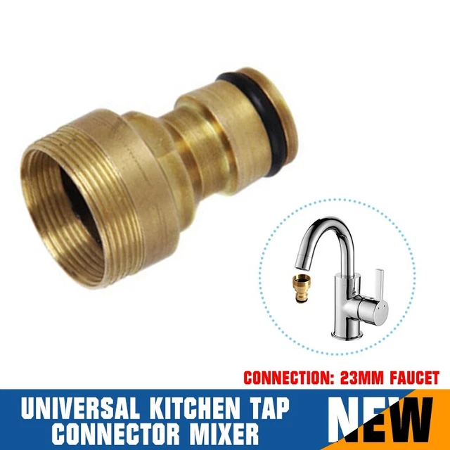 UNIVERSAL KITCHEN TAPS Thread Connector Mixer Garden Hose Adaptor ...