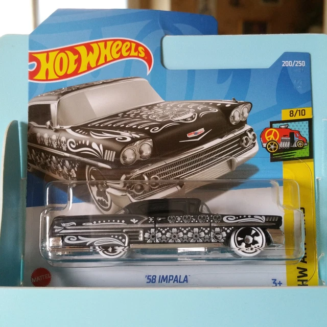 HOT WHEELS '58 CHEVROLET IMPALA treasure hunt échelle 1/64° neuve ...