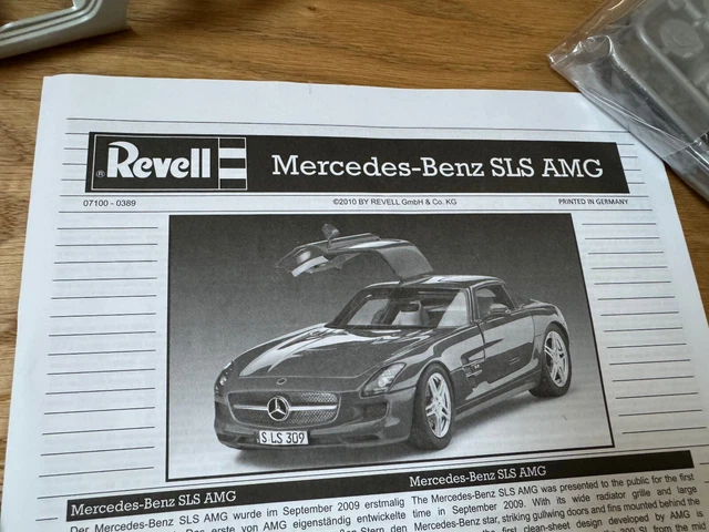 93600 | REVELL 07100 Mercedes-Benz SLS AMG 1:24 Bausatz NEU in OVP EUR ...