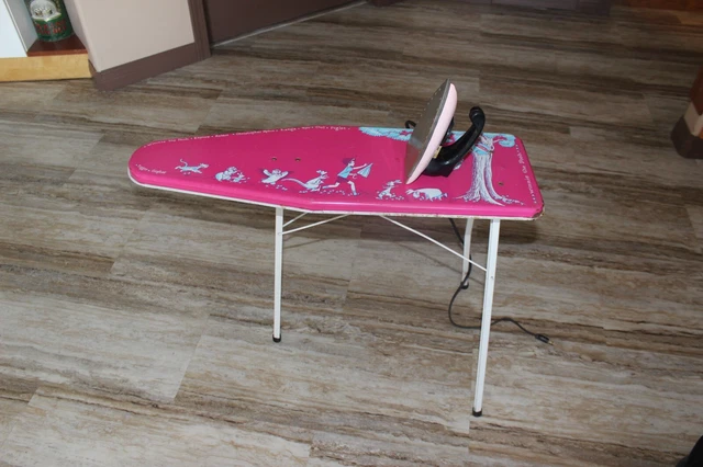 VINTAGE TOY METAL Tonka ironing board & Eagle Toys electric iron. $75. ...