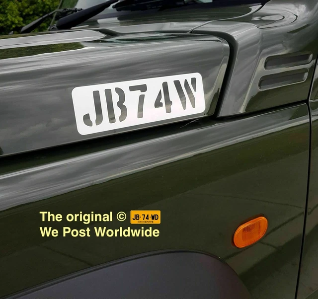 SUZUKI JIMNY JB74W White Decals x 3 - 2019 - JDM - GJ - SZ5 - JB74 $20. ...