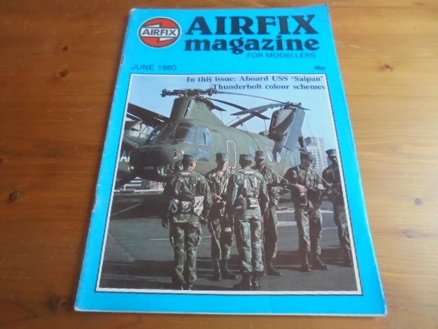 AIRFIX VINTAGE MAGAZINE June 1980 Volume 21 No. 10 Uss Saipan Raf ...