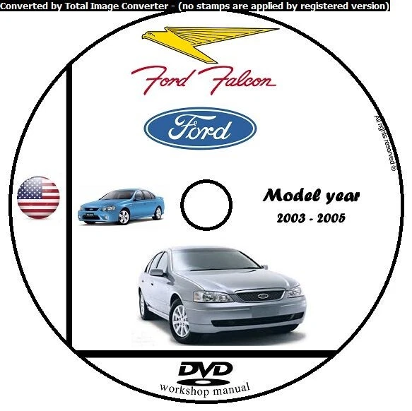 FORD BA FALCON My 2003 2005 Manuel D'atelier Workshop Manual Service Cd ...