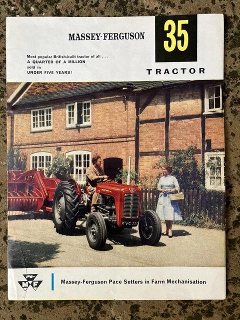 MASSEY FERGUSON 35 TRACTOR BROCHURE SALES LEAFLET 60s CLASSIC 2wd FARM MODEL EUR 42,94 - PicClick FR