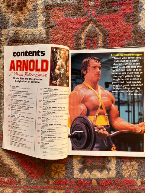 VINTAGE ARNOLD SCHWARZENEGGER Magazine. A Muscle Builder Special! $100. ...