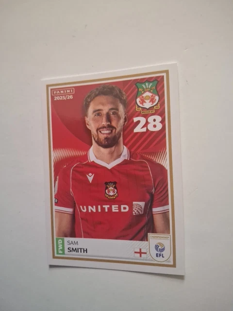 PANINI EFL 2025 26 Sticker Sam Smith No 471 Mint £1.44 - PicClick UK