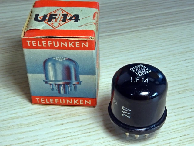 TELEFUNKEN RÖHRE UF14 (~ EF14 VF14) ungebraucht / NOS top geprüft ...