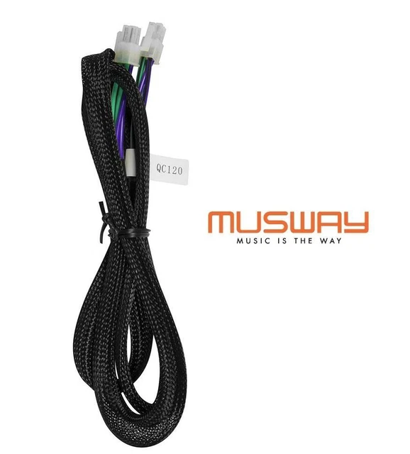 MUSWAY MQC120 PLUG & Play Subwooferanschlußkabel Veloce Connect ...
