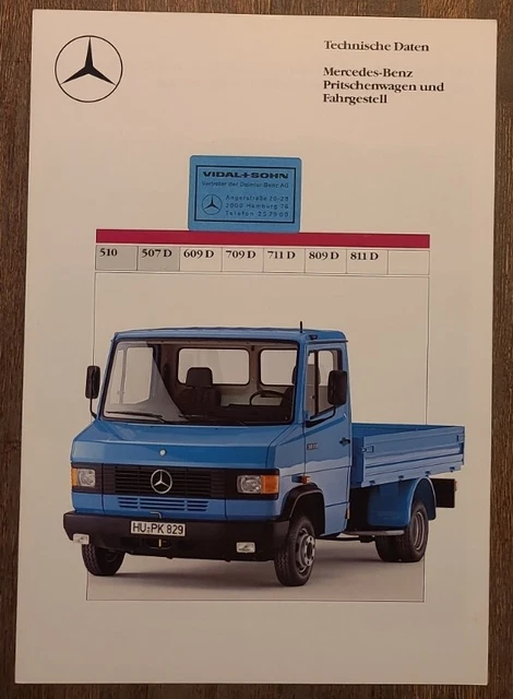 MERCEDES 510/507D PLATEAUX prospectus/brochure/brochure/brochure ...