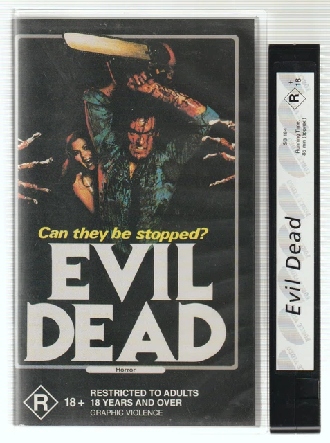RARE VHS VIDEO Tape EVIL DEAD Small Box Ex-Rental Force Horror $200.00 ...