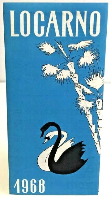 VINTAGE LOCARNO SWITZERLAND Travel Tourist Brochure Map Key Guide 1968 ...