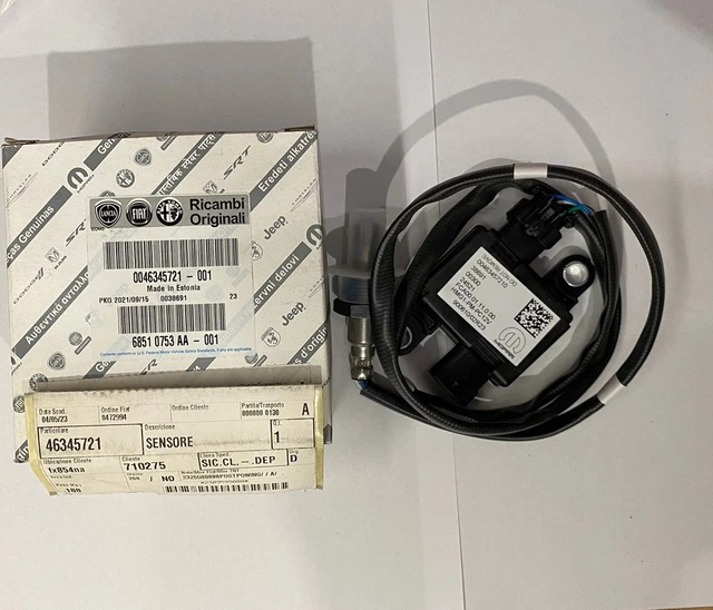 SENSORE PARTICOLATO GAS Scarico Originale Fiat 500X Renegade Compass ...