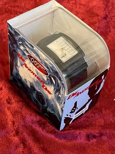 SWATCH WATCH SUFB100 James Bond Collection "Die Another Day" Dated 2002 ...