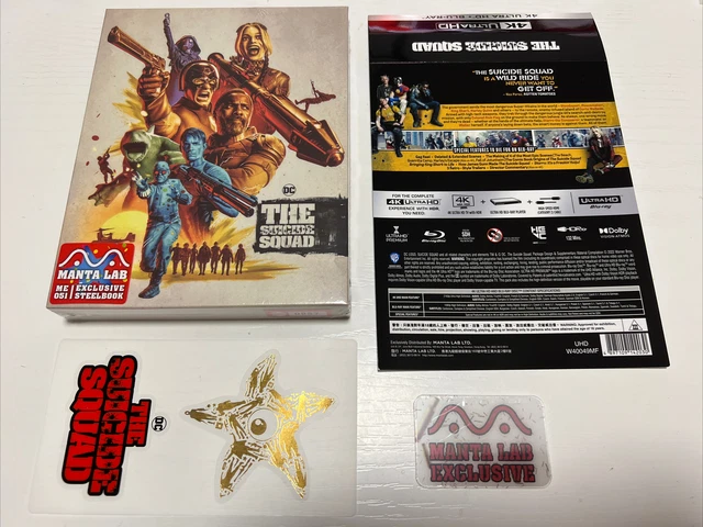 THE SUICIDE SQUAD Full Slip 4K UHD Blu-ray SteelBook Manta Lab EUR 105,97 - PicClick IT