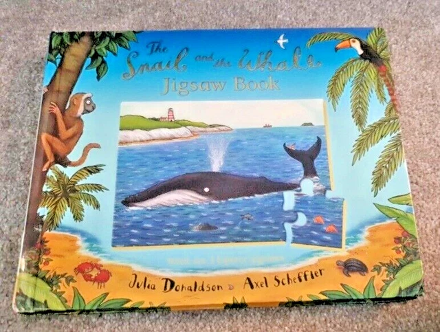 LIVRE RIGIDE JULIA Donaldson Alex Scheffler L'escargot et la baleine ...