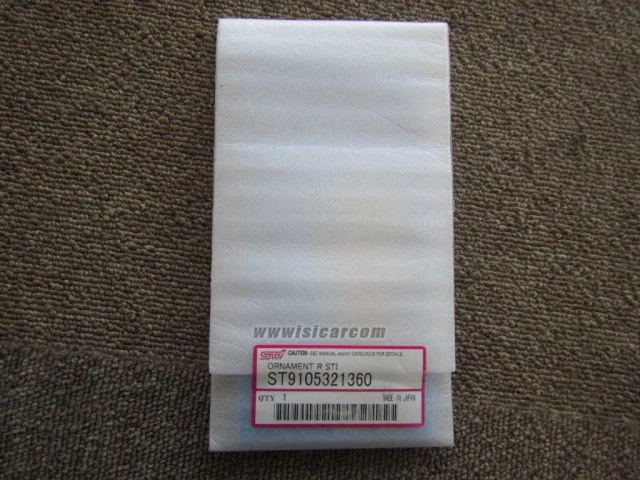 SUBARU IMPREZA GC8 Gf8 Gdb Tuned By Sti Sticker Rear Emblem ...