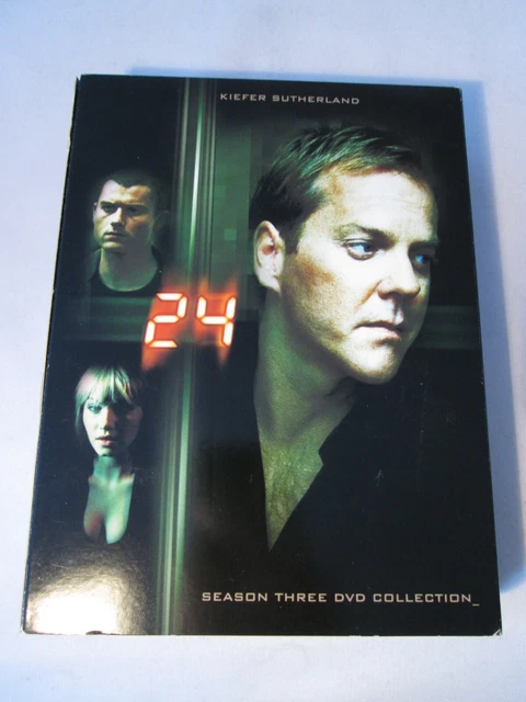 24 - SEASON THREE DVD COLLECTION - 7 x Disc Box Set - UK - Region 2 ...