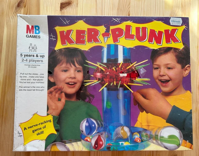 VINTAGE (1994?) KER-PLUNK Board game by MB Games, Kerplunk $25.14 ...
