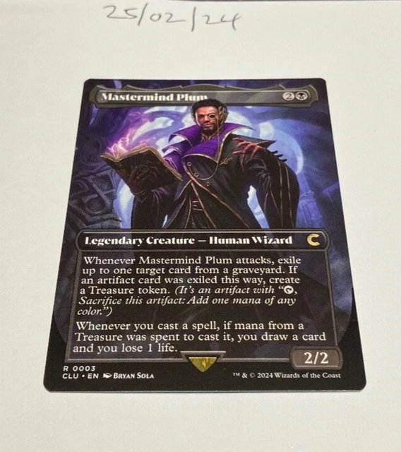 CARTE RARE MAGIC the Gathering MTG Mastermind Plum x1 neuve avec neuf ...