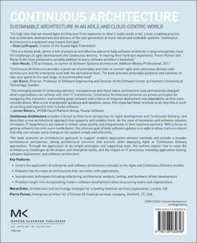 CONTINUOUS ARCHITECTURE: SUSTAINABLE Architecture in an Agile and £40. ...