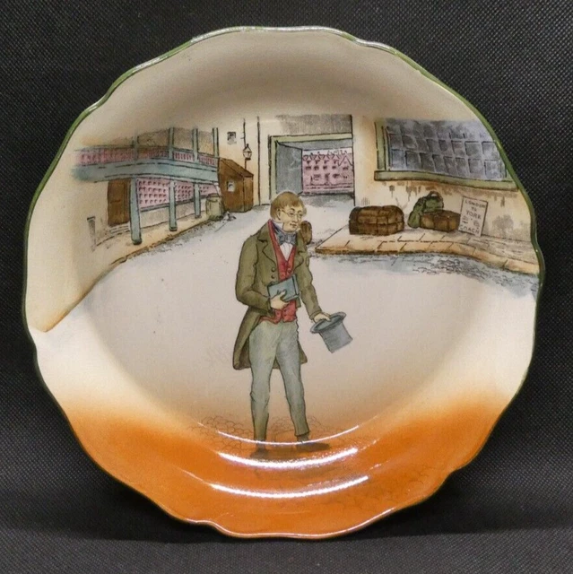 ANTIQUE ROYAL DOULTON D2973 Dickens Series Ware 'Tom Pinch' Bowl - 19 ...