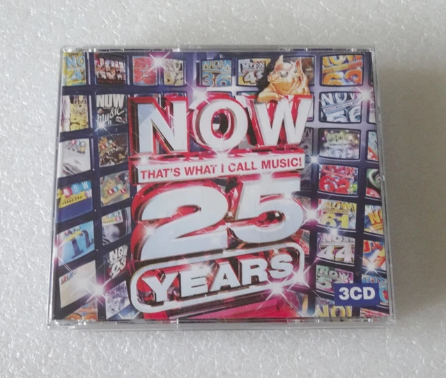 NOW THAT'S WHAT I CALL MUSIC : 25 YEARS CD 3-CD Set [2008] *Mint Discs ...