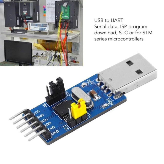 USB UART I2C Adapter Module USB-to-I2C Converter Jumper Wire Practical ...