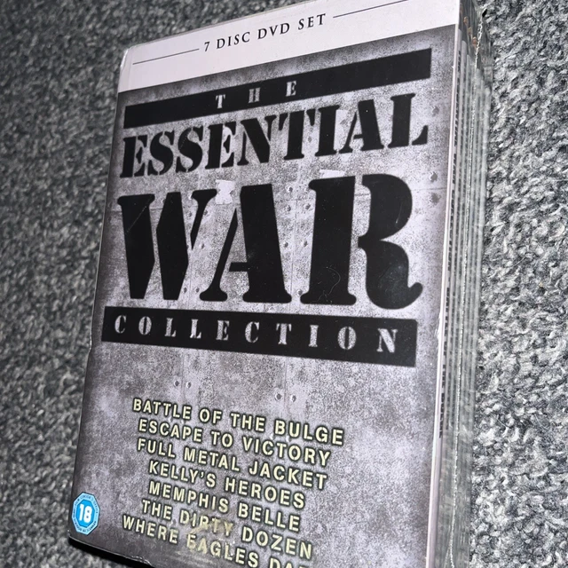 THE ESSENTIAL WAR Collection dvd reg 2 box set ( see pictures ) low pp ...