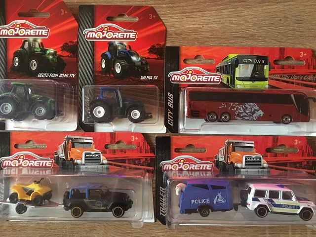 5 MAJORETTE DIECAST Tractors, Trailers, City Bus - Brand New/Sealed ...