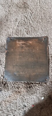 WW2 RAF SCAMMELL LORRIES FIRE PUMP CHASSIS PLATE only £29.95 - PicClick UK