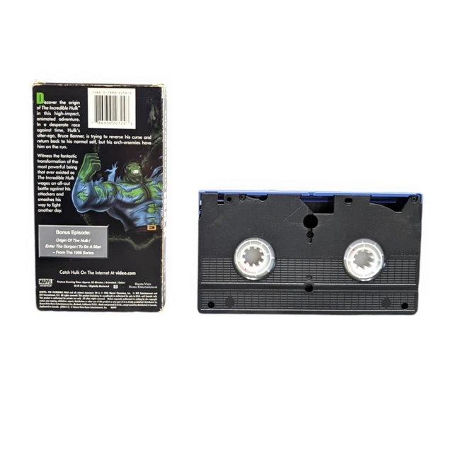 THE INCREDIBLE HULK (VHS, 2003) - Animated Collector’s Showpiece $4.95 ...