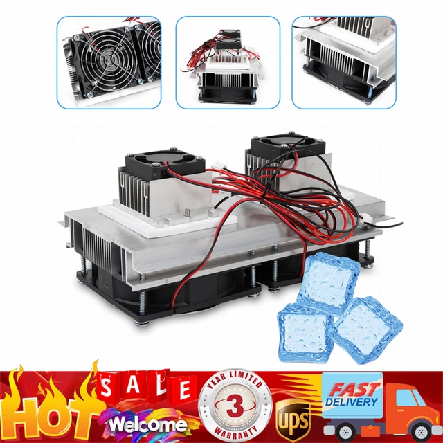 PELTIER COOLER THERMOELECTRIC DIY Semiconductor Refrigeration Cooling ...