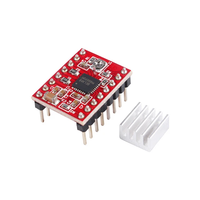 REPRAP STEPPER DRIVER Pololu A4988 Stepper Motor Module Aluminum Heat ...
