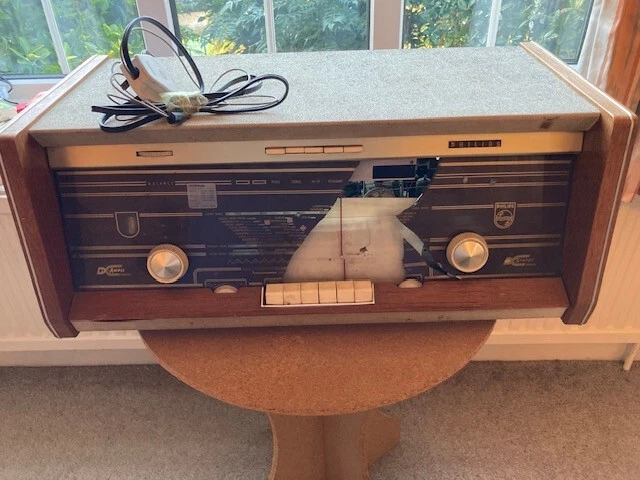 VINTAGE PHILLIPS BI Amp Valve Radio £15.00 - PicClick UK