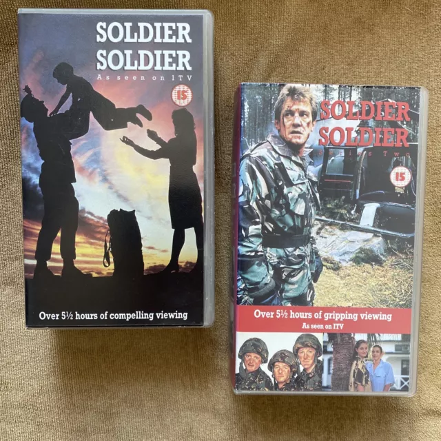 Soldier Soldier Vhs Bundle Box Set Series 1 & 2 Tv Drama Kings 