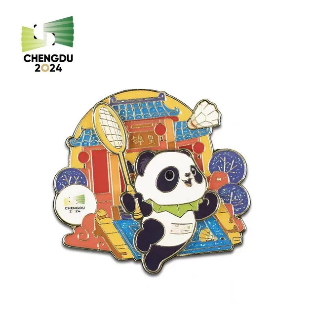 BWF THOMAS & Uber Cup 2024 Badminton PANDA Icons Stadium Pins Badges ... BWF THOMAS & Uber Cup 2024 Badminton PANDA Icons Stadium Pins Badges ...