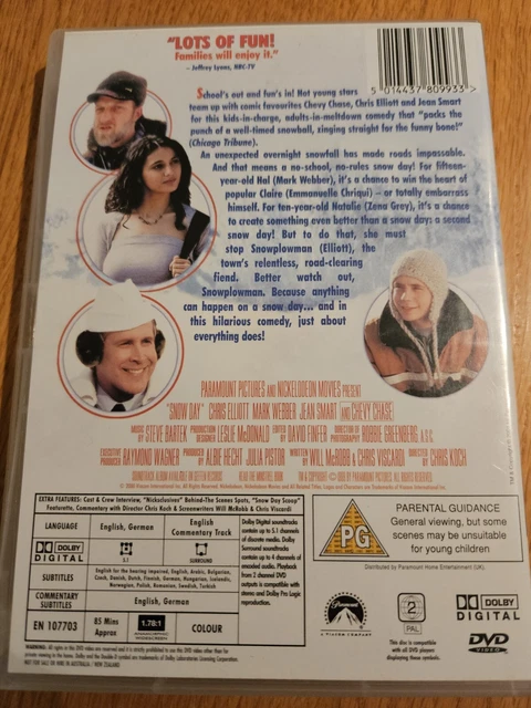 SNOW DAY DVD £16.99 - PicClick UK