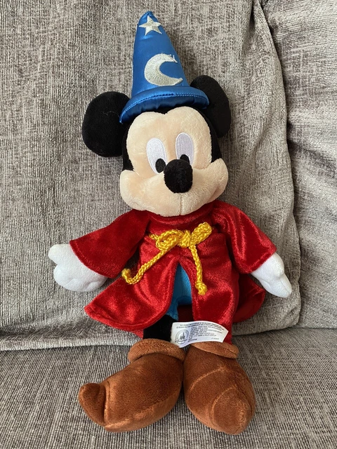 MICKEY MOUSE WIZARD Sorcerer Disneyland Paris Soft Toy Plush Store ...