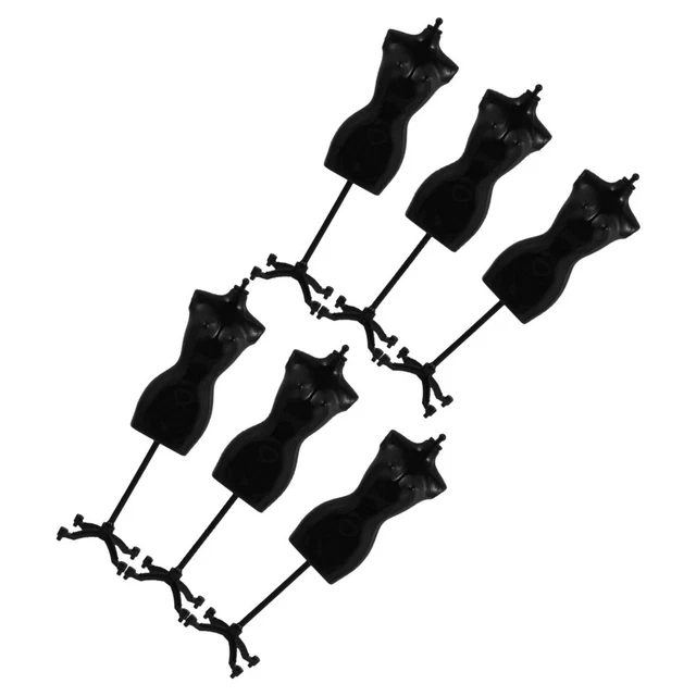 12 PCS PUPPENKLEID unterstützt Puppenkleiderhalter Schaufensterpuppen ...