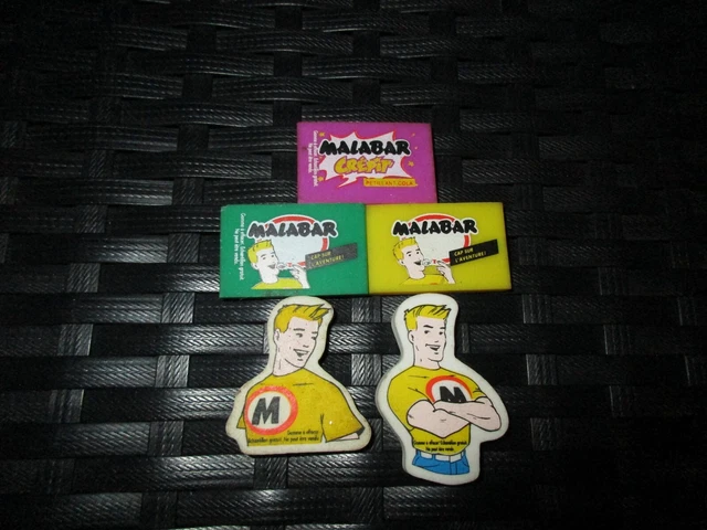 LOT VINTAGE 5 gommes malabar neuves année 80/90,absente mais sont avec moi EUR 20,00 - PicClick FR